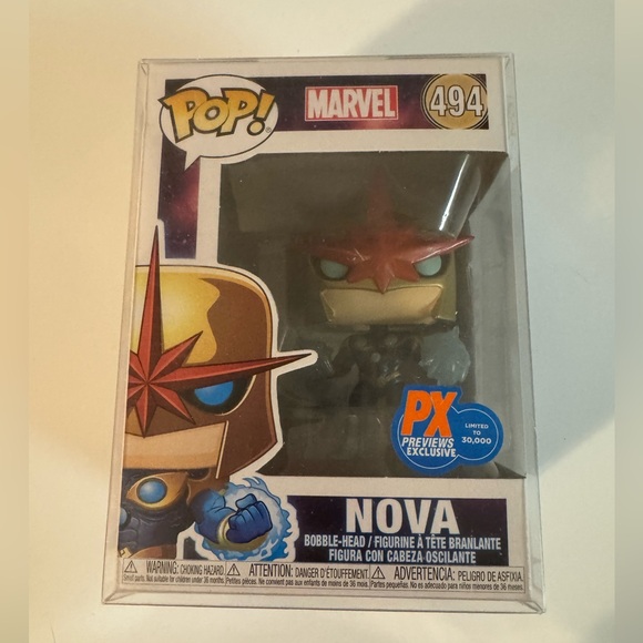 Funko | Toys | 494 Funko Pop Marvel Nova Px Previews Exclusive | Poshmark